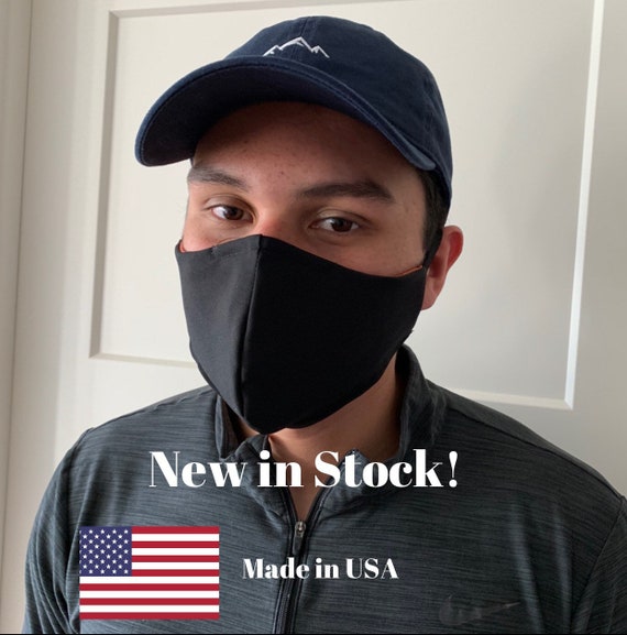 Facemask Cool Comfy 3 layers with Aluminum Nose Strip for | Etsy