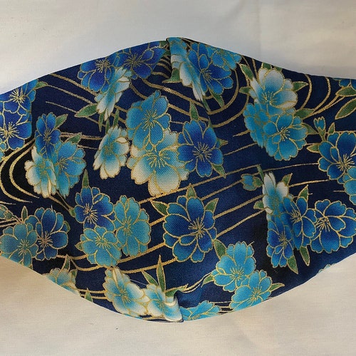 Cherry Blossom Face Mask-japanese Design Inspired - Etsy