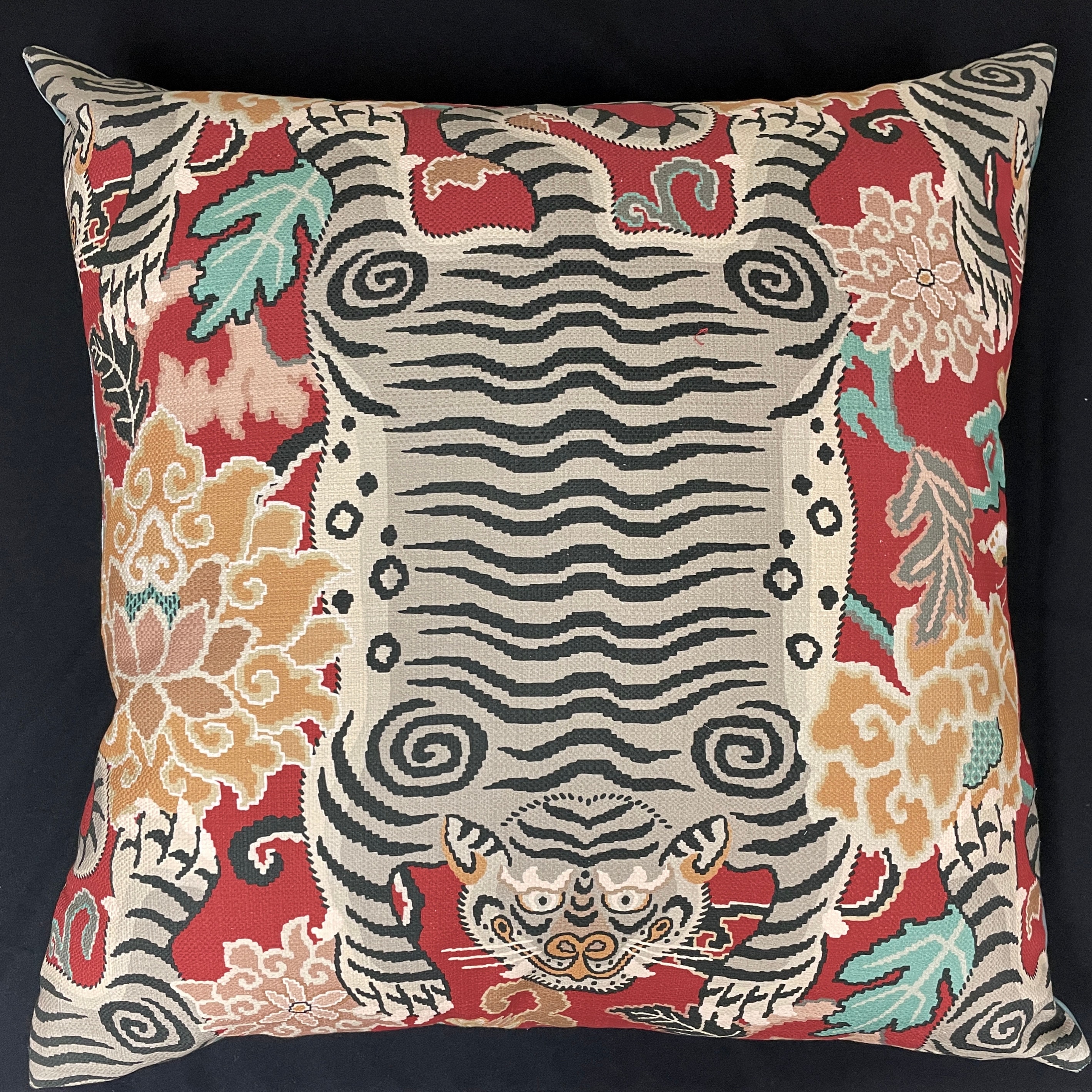 Tiger Pillow Cover-burmese Tiger Pillow-bengal Tiger - Etsy