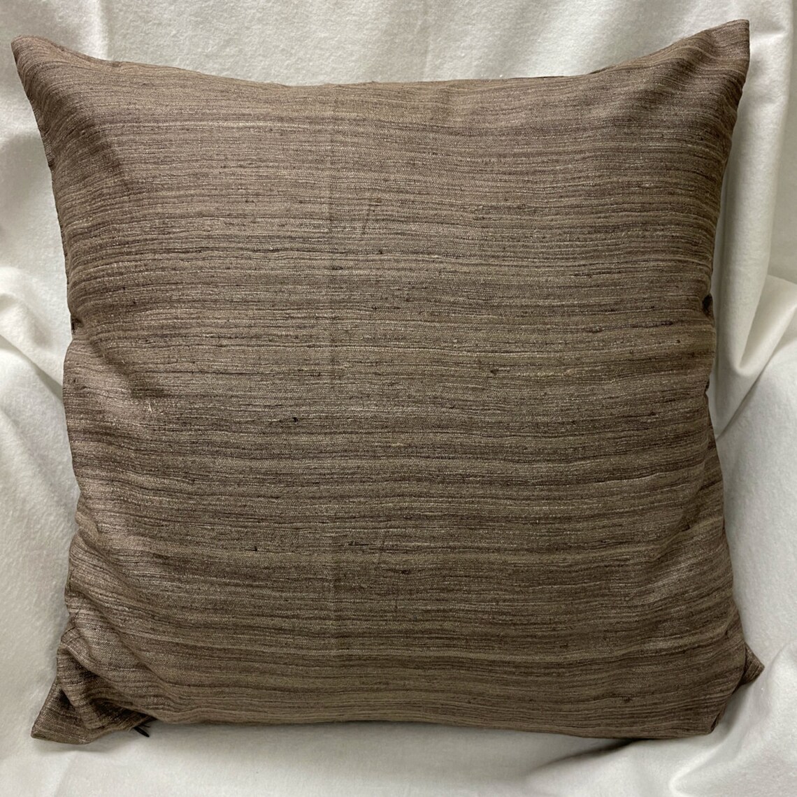 Raw Silk Pillow Cover-tussah Silk Pillow-striat Silk Pillow-silk Pillow ...