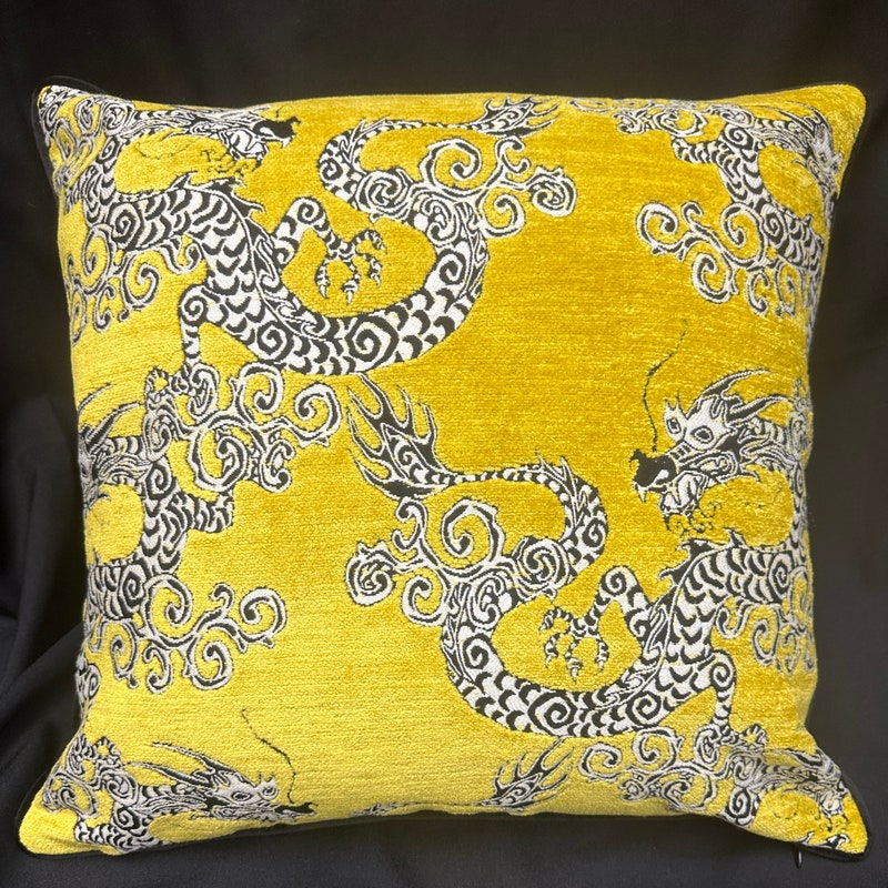 Asian Dragon Pillow - Etsy