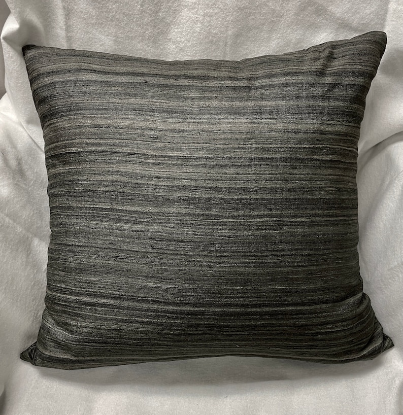 Raw Silk Pillow Cover-tussah Silk Pillow-striat Silk Pillow-silk Pillow ...
