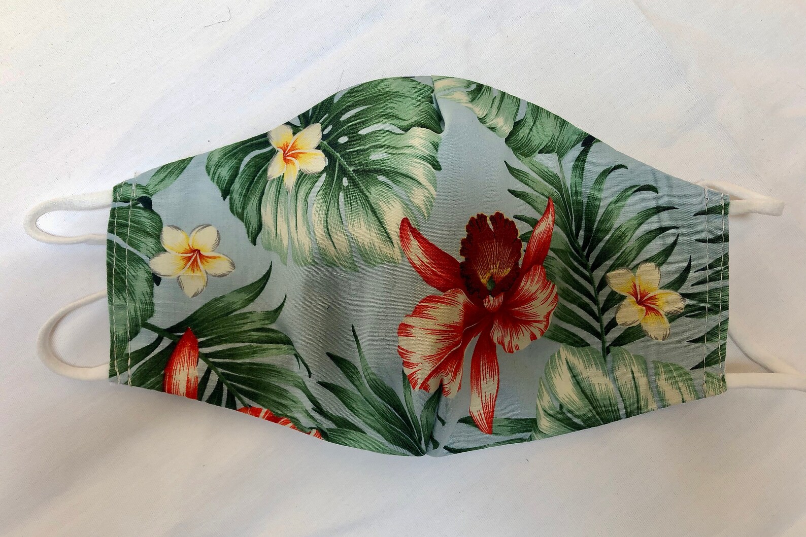 Hawaiian Mask-tropical Face Covering-hibiscus Mask-tropical Mask ...