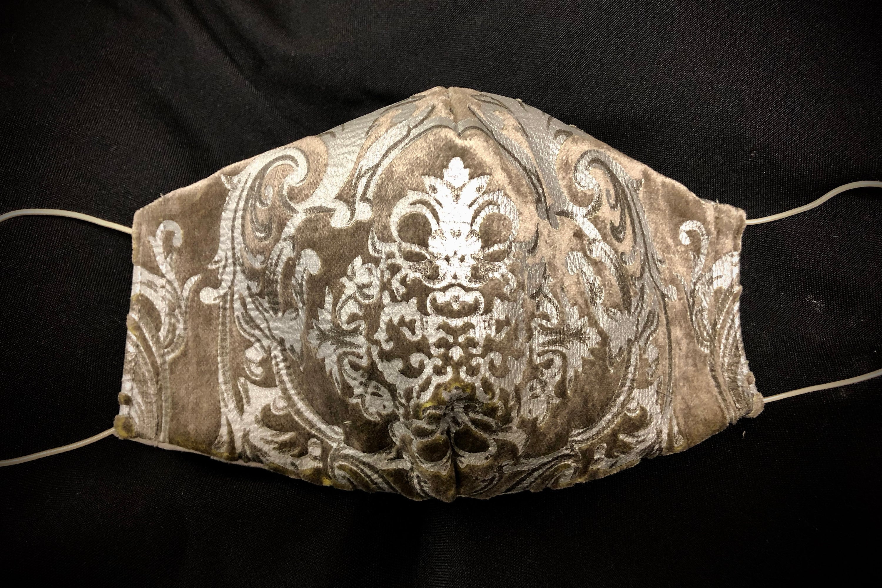 Face Mask VV9 Foil Printed Velvet Face Mask 3 Layer Filter - Etsy