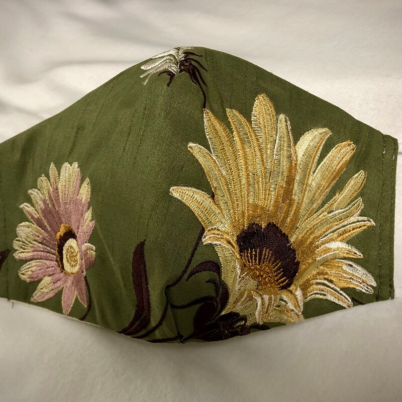 Embroidered Mask - Etsy