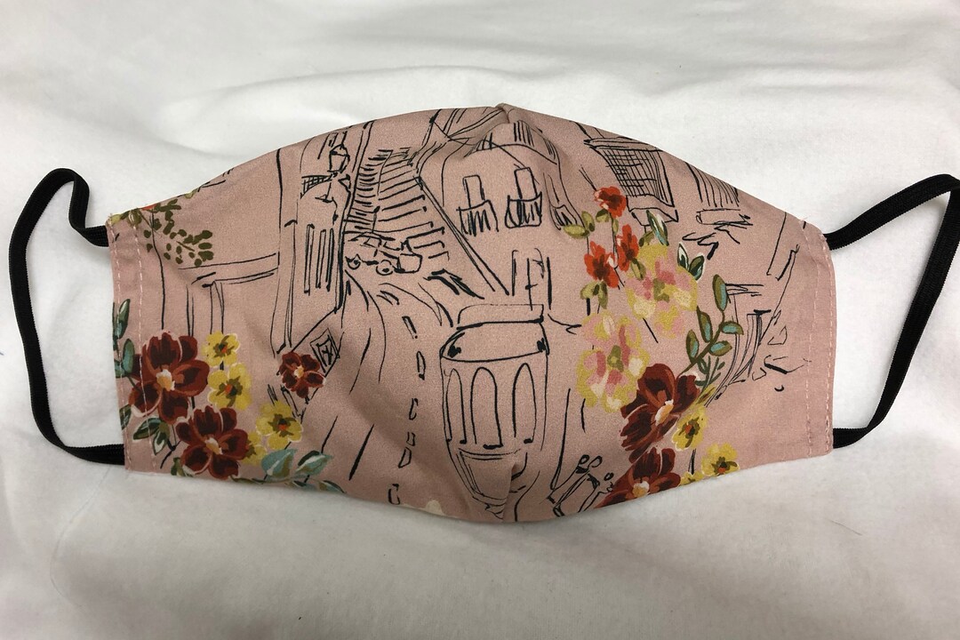 Face Mask-french Mask-french Street Scene Mask-filter Pocket-3 Layer ...