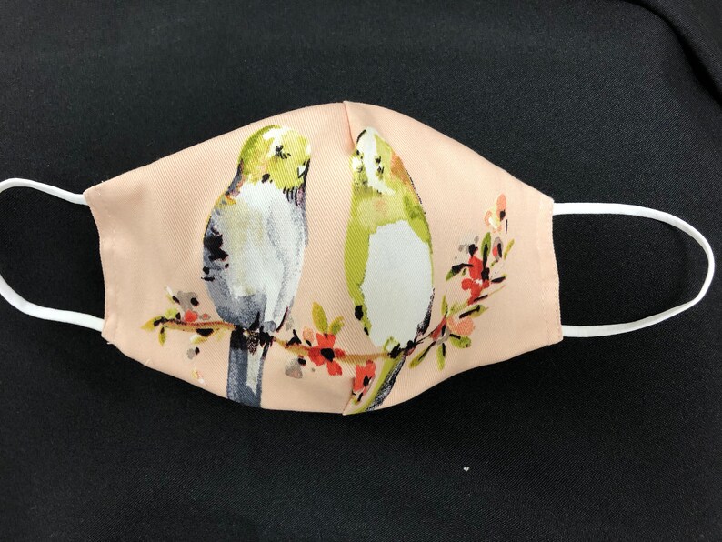 Bird Mask-parakeet Mask-blue Bird Mask-ivory Bird Mask-peach - Etsy Israel