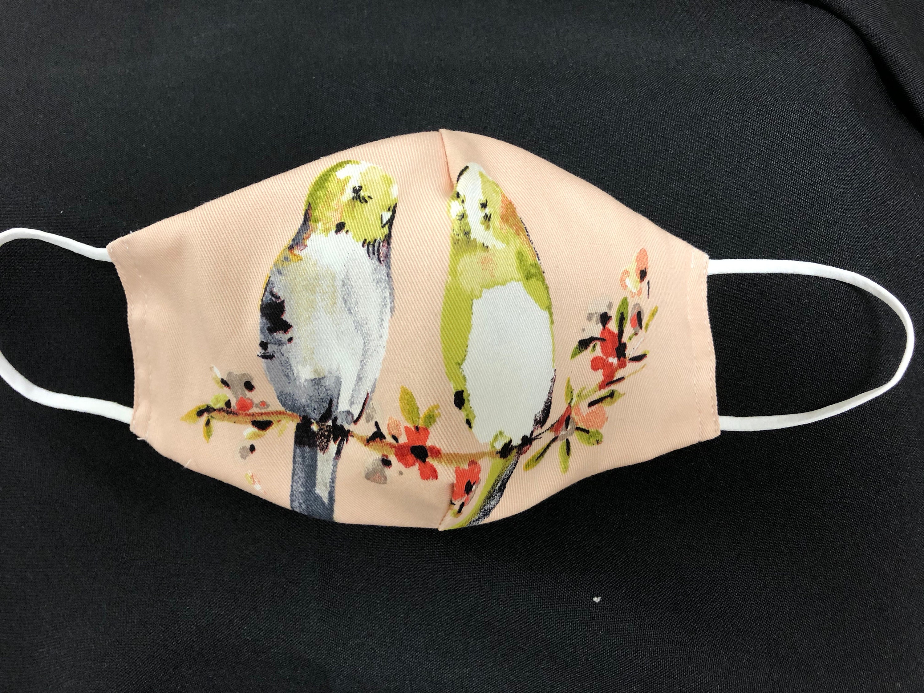 Bird Mask-parakeet Mask-blue Bird Mask-ivory Bird Mask-peach - Etsy Israel