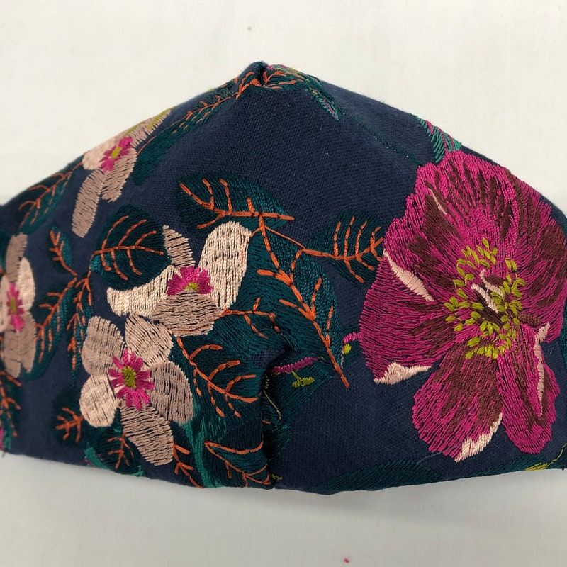 Floral Face Mask - Etsy