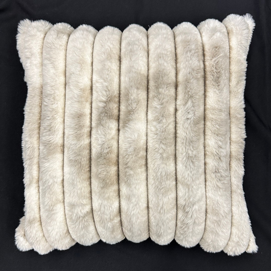 Faux Fur Pillow Cover, Faux Fur Pillow, Soft Fur Pillow, Fluffy Fur ...