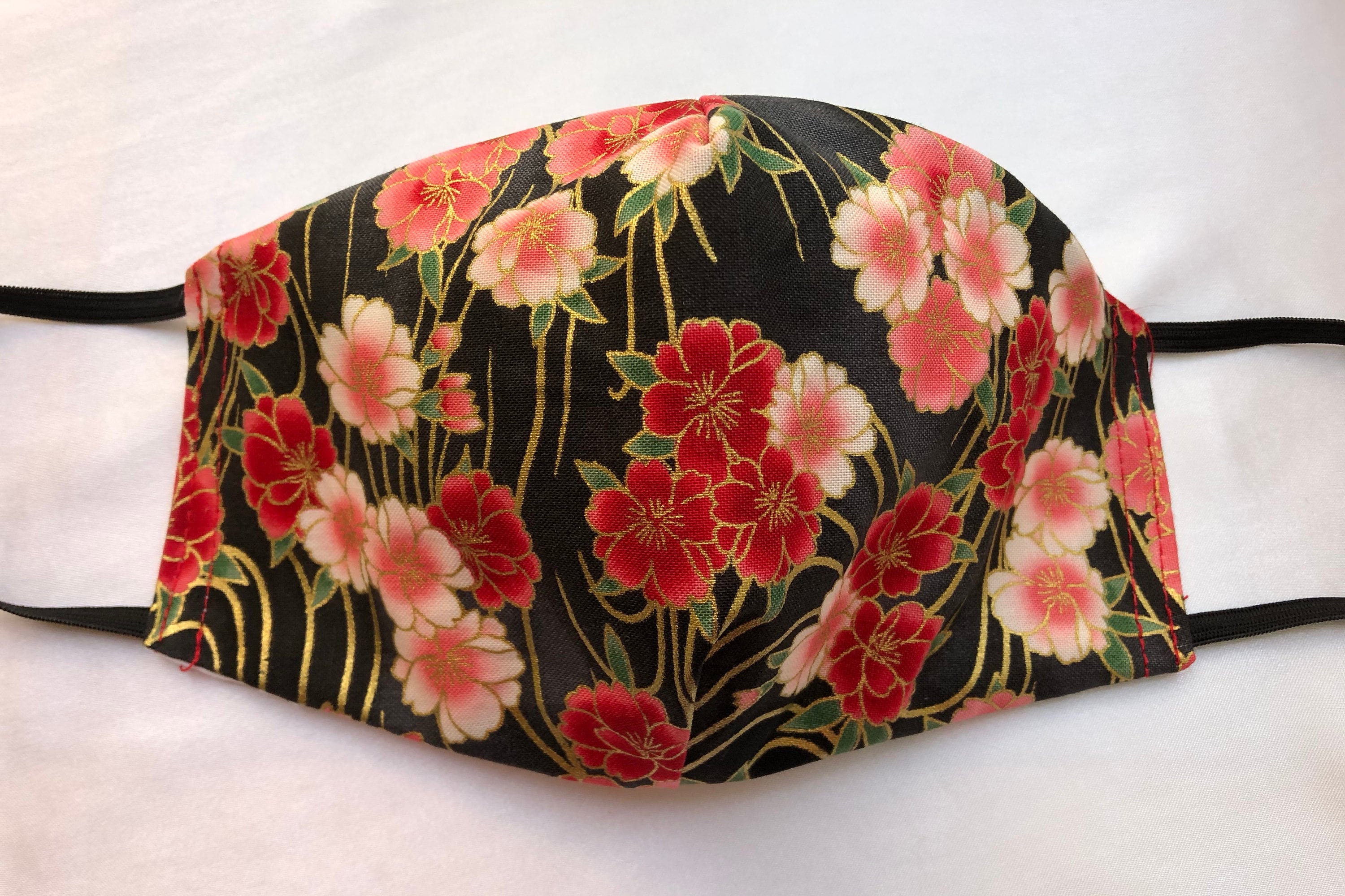 Cherry Blossom Face Mask-japanese Design Inspired Mask-adjustable-nose ...