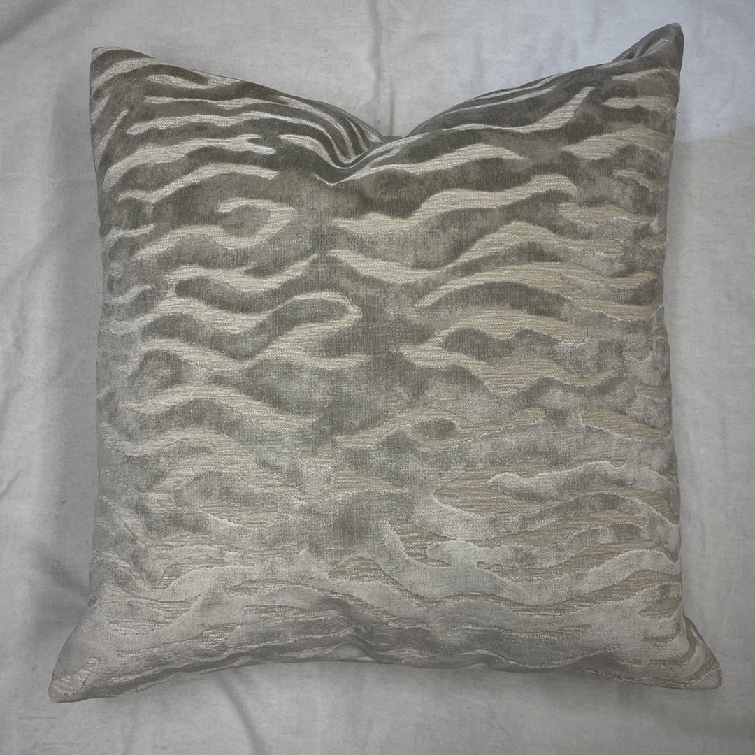 Tiger Skin Pillow Cover-velvet Tiger Pillow Cover-cut Velvet Pillow ...