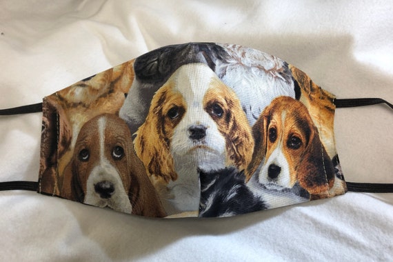 Puppy mask-puppy face covering-dog face covering-dog face | Etsy