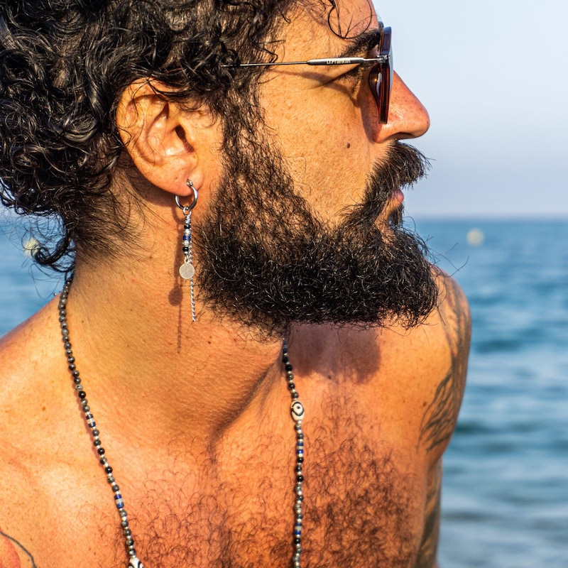 Bead Chain Earrings - Etsy