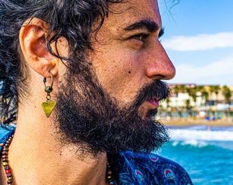 Mens Dangle Earring | Etsy