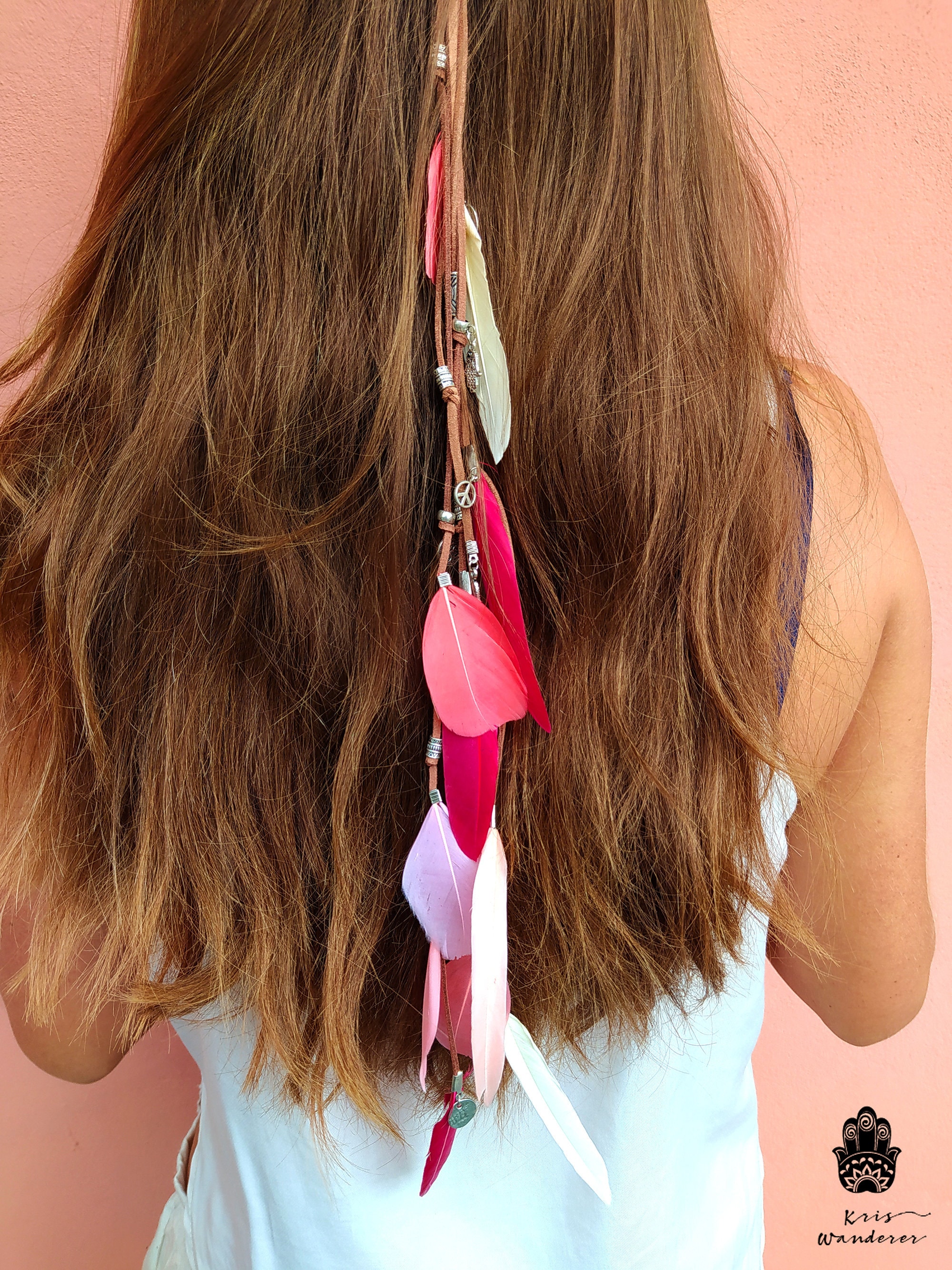 Girl With Feather In Hair