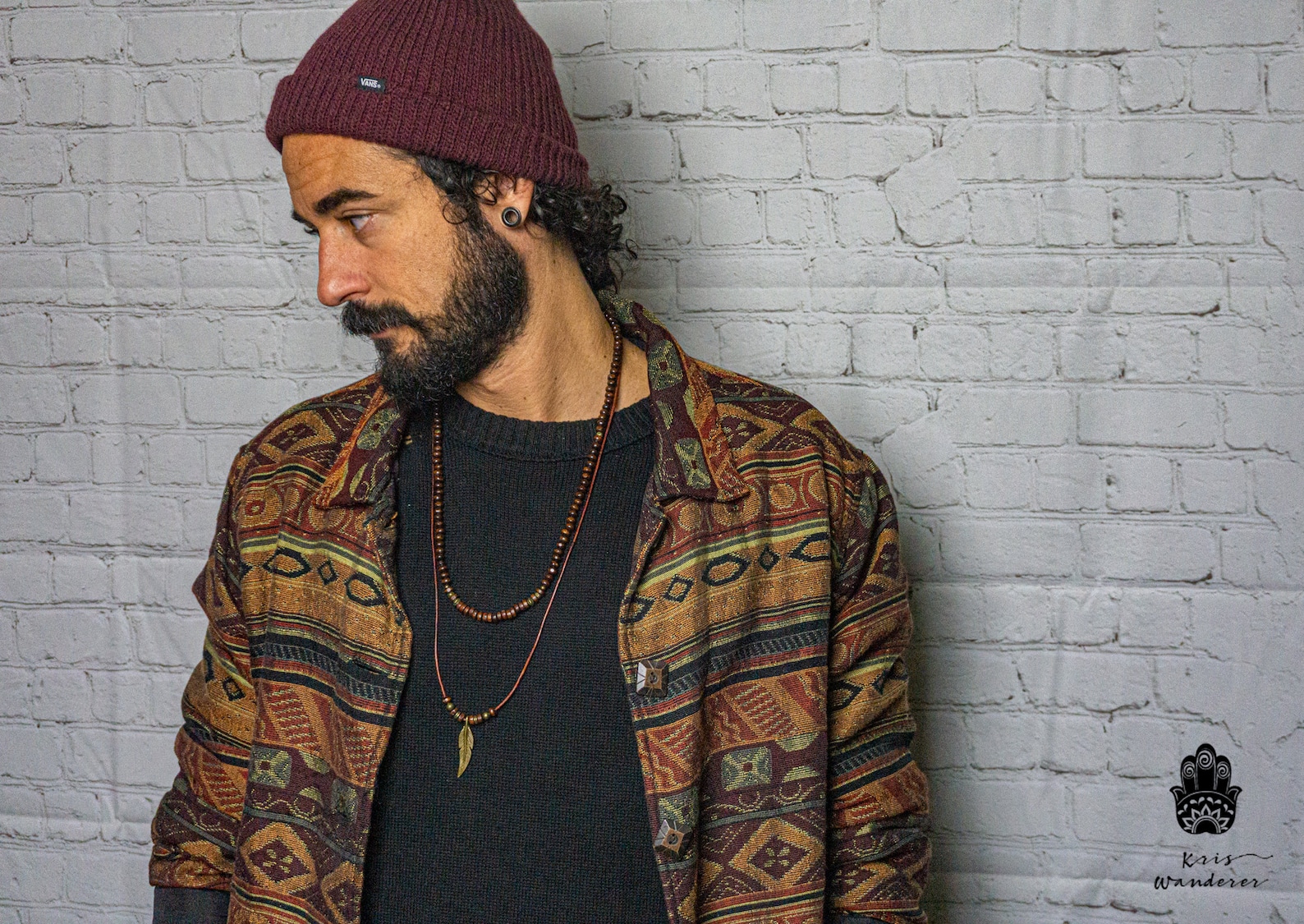 Mens Boho Layered Necklace Set- Long Leather Feather Charm Pendant ...