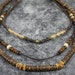 Wooden Bead Layered Chain for Pants- Leather Beaded Pants Chain for Men ...