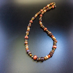 Sunset Gemstone Necklace for Men - Simple Summer Beach Necklace - Mens ...