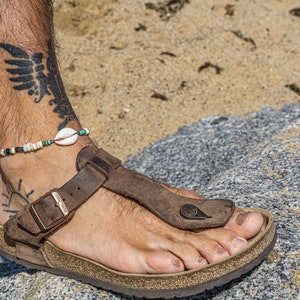 Bamboo Coral Anklet Bracelet for Men- Mens White Ivory Beaded Shell ...
