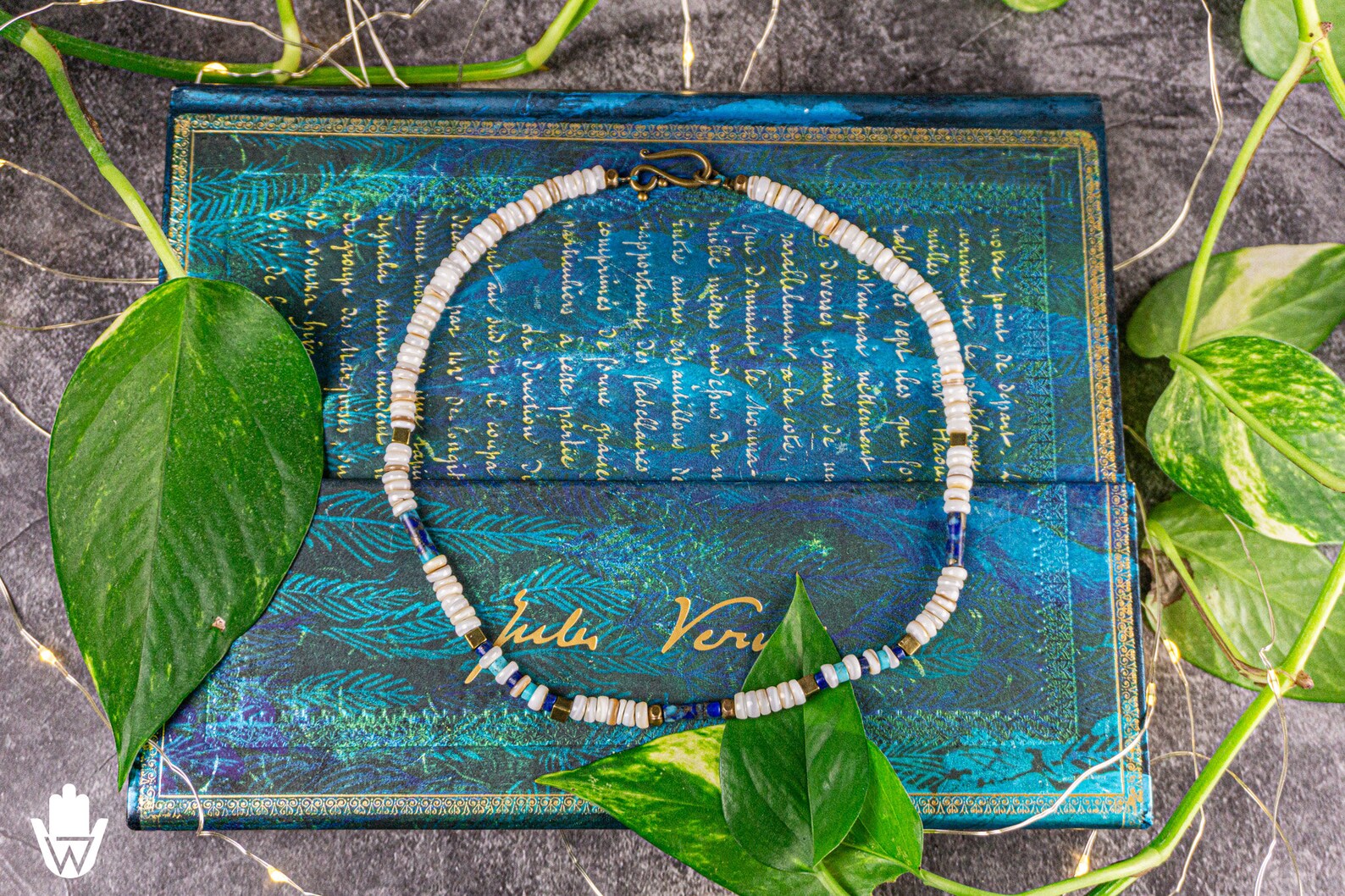 White Seashell Disc Beads Choker Necklace for Men- Mens Summer Ocean ...