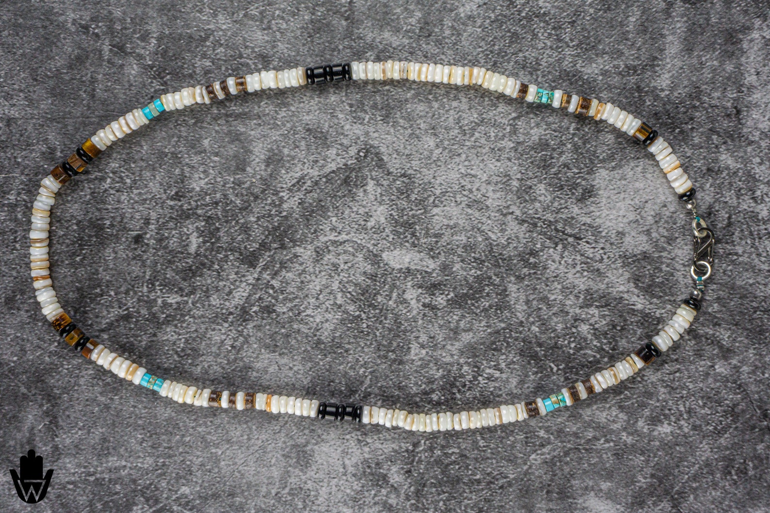 Mens White Ivory Seashell Beads Surfer Necklace- Summer Beach ...