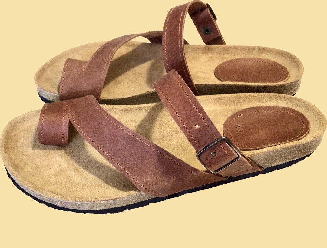 JUNGLE Anatomical Sandal, Bio Sandals for Men, Handmade Leather Sandals ...
