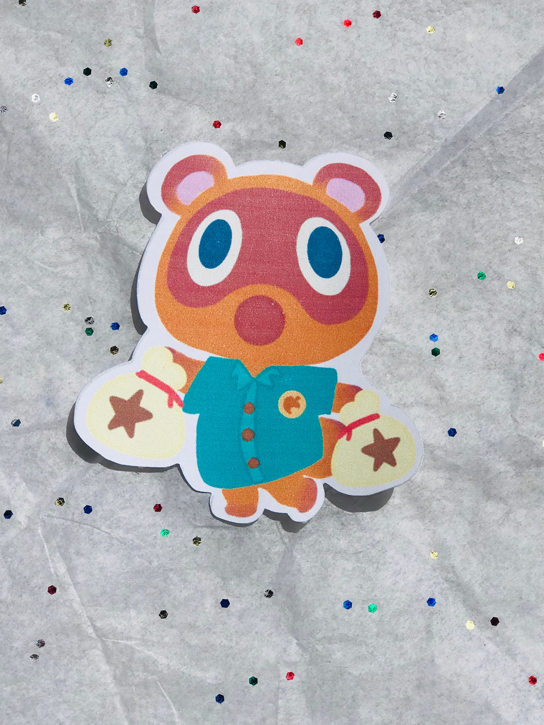 Acnh Tom Nook Sticker, Waterproof Acnh Sticker, Animal Crossing Die-cut ...