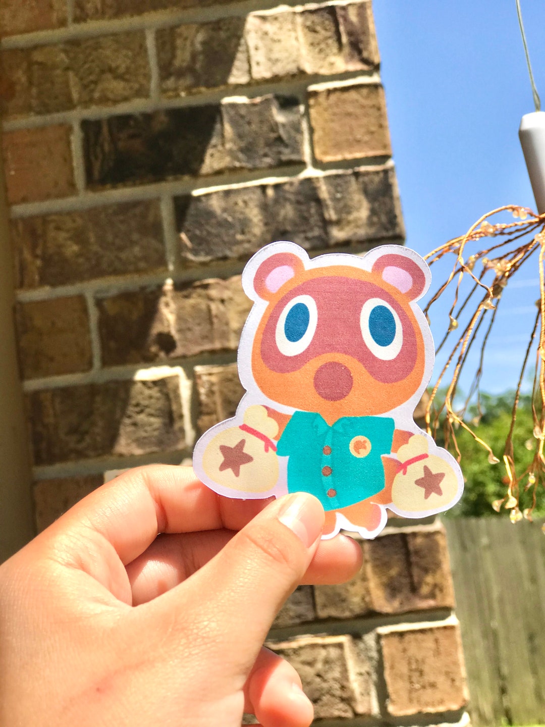 Acnh Tom Nook Sticker, Waterproof Acnh Sticker, Animal Crossing Die-cut ...
