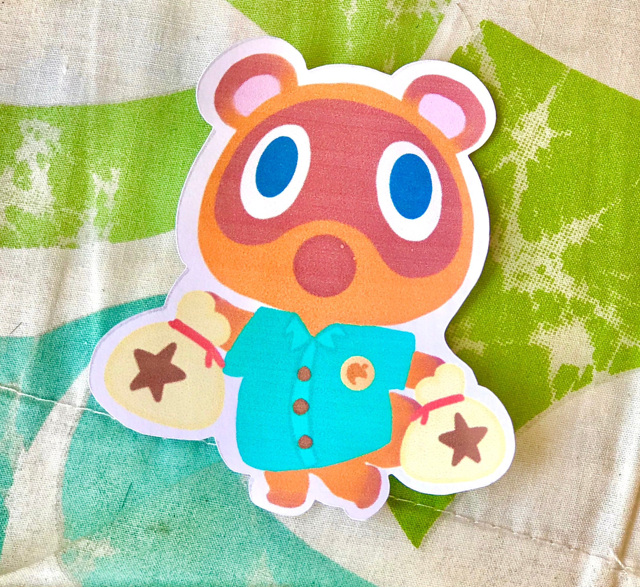 Acnh Tom Nook Sticker, Waterproof Acnh Sticker, Animal Crossing Die-cut ...