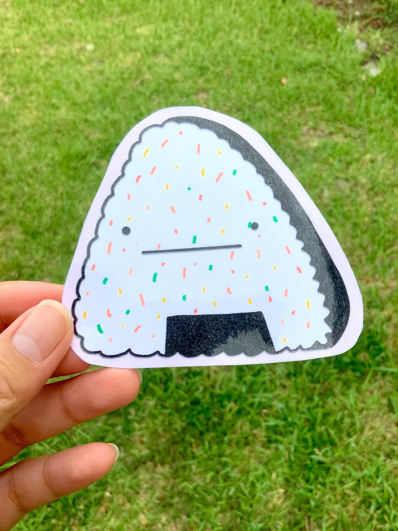 Onigiri Sticker, Food Sticker, Asian Sticker, Japanese Sticker, Journal ...