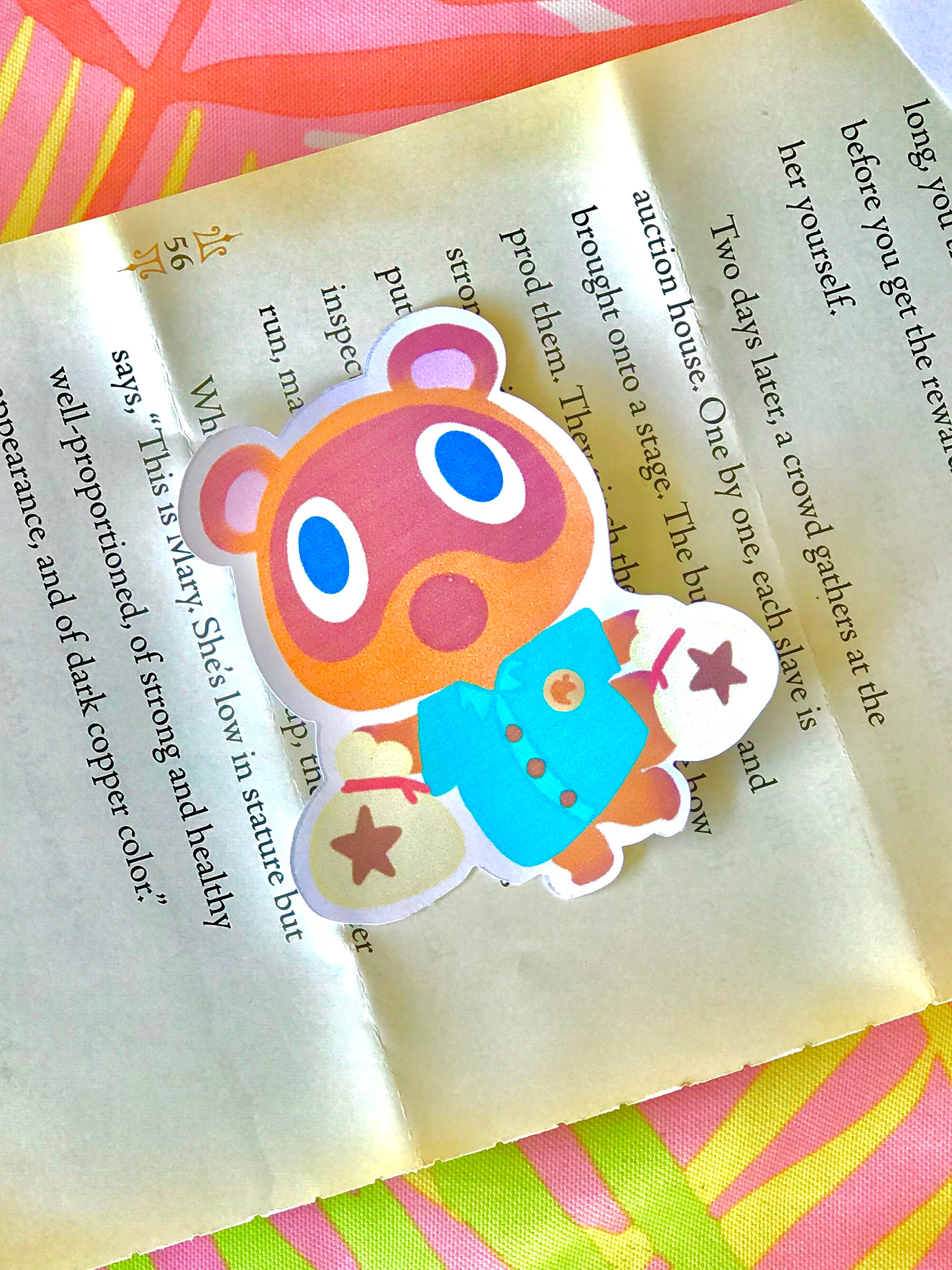 Acnh Tom Nook Sticker Waterproof Acnh Sticker Animal - Etsy