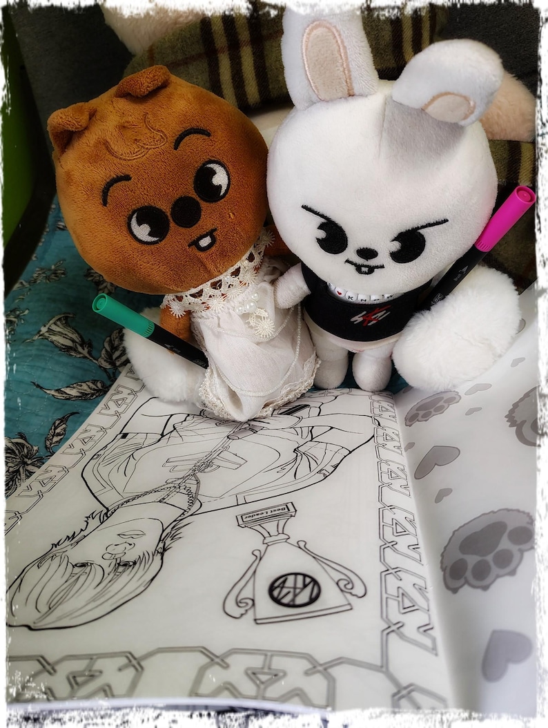 Stray Kids the Coloring Book - Etsy