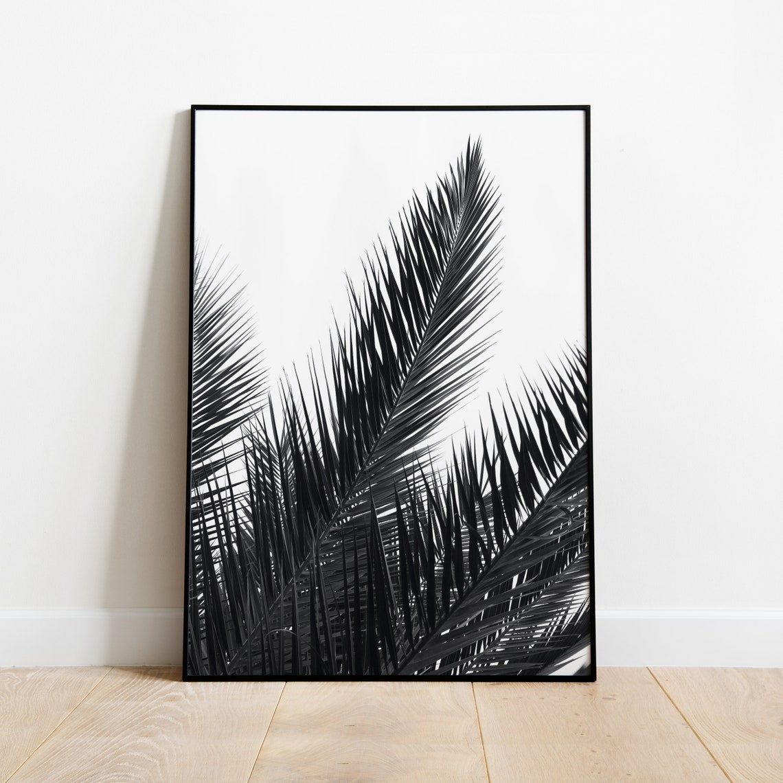 Palm Tree Leaf Print, Wall Art, Wall Art Poster, Printable Digital ...