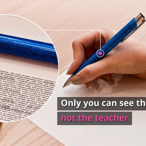 3 X Forbidden Pen® SET, Cheat Pen, Cheating Pen for Exams, Tests, Notes ...