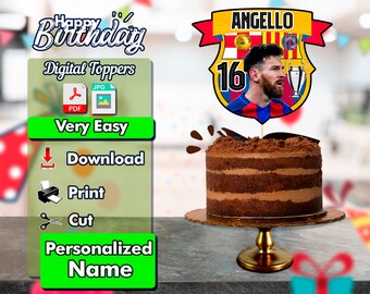 Messi Cake Topper - Etsy