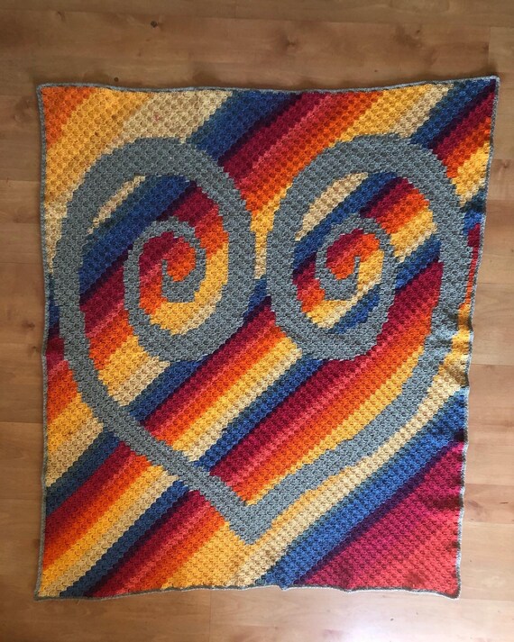 Aphrodite Corner-to-corner Crochet Blanket - Etsy