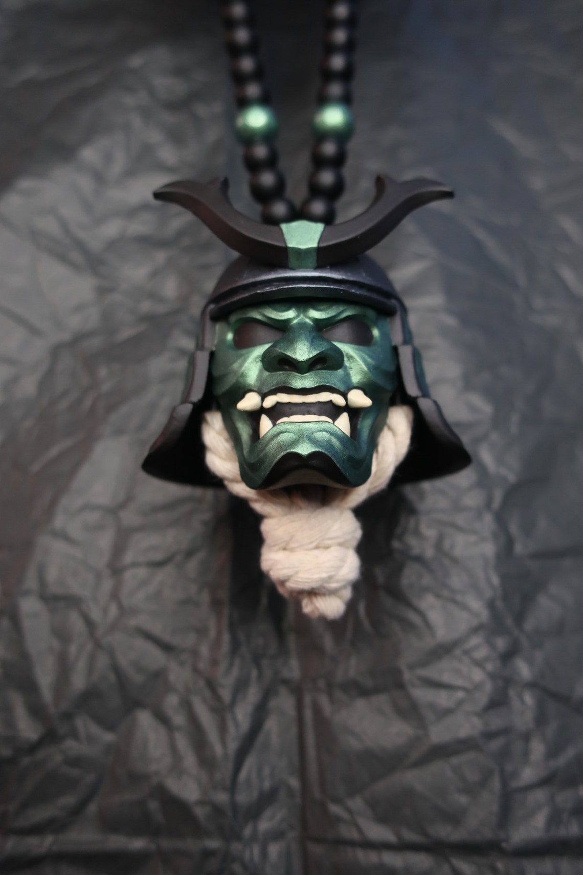 Samurai Kabuto Helmet Mempo Mask Hannya Oni Mask Car | Etsy