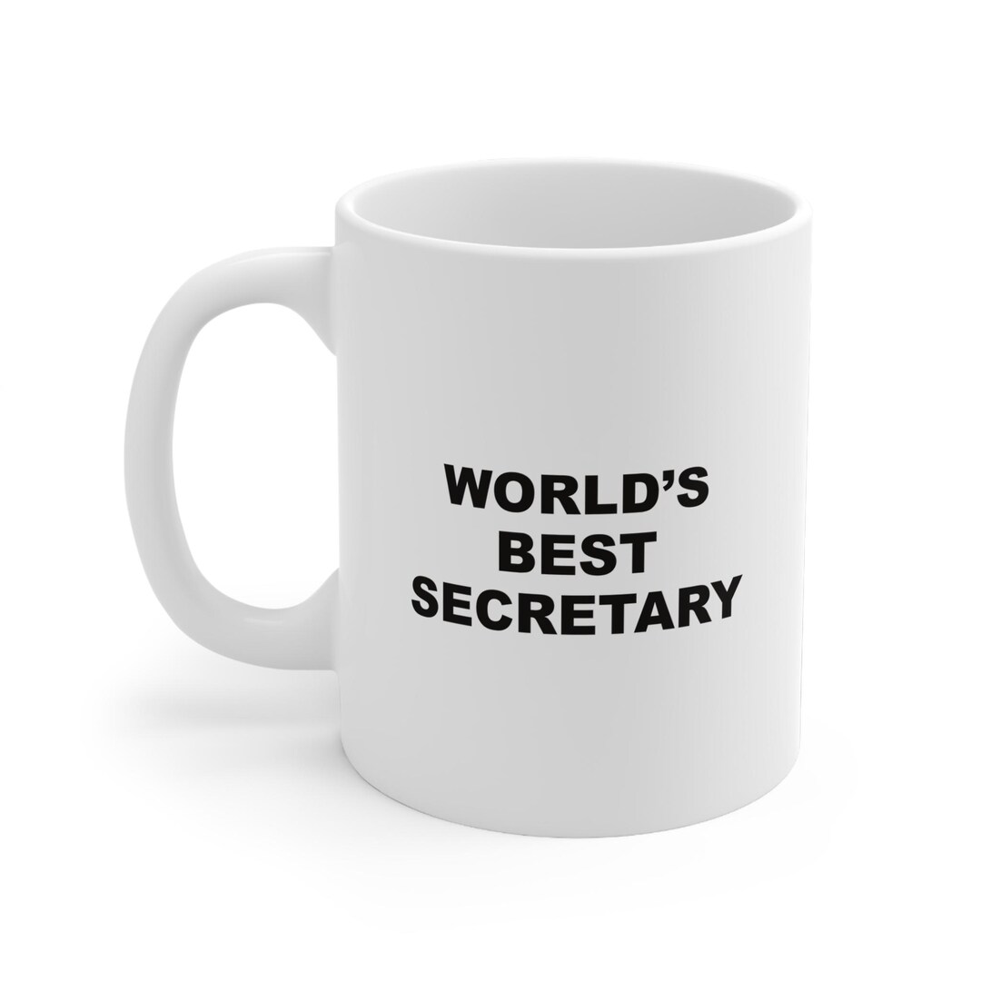 World's Best Secretary Mug - Coffee Cup Celebrate the Superstar of the ...