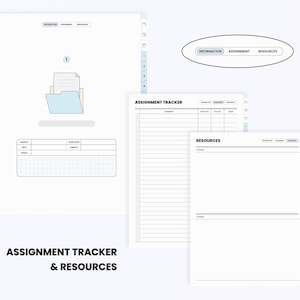 Student Digital Notebook for Goodnotes Notability iPad Hyperlinked ...