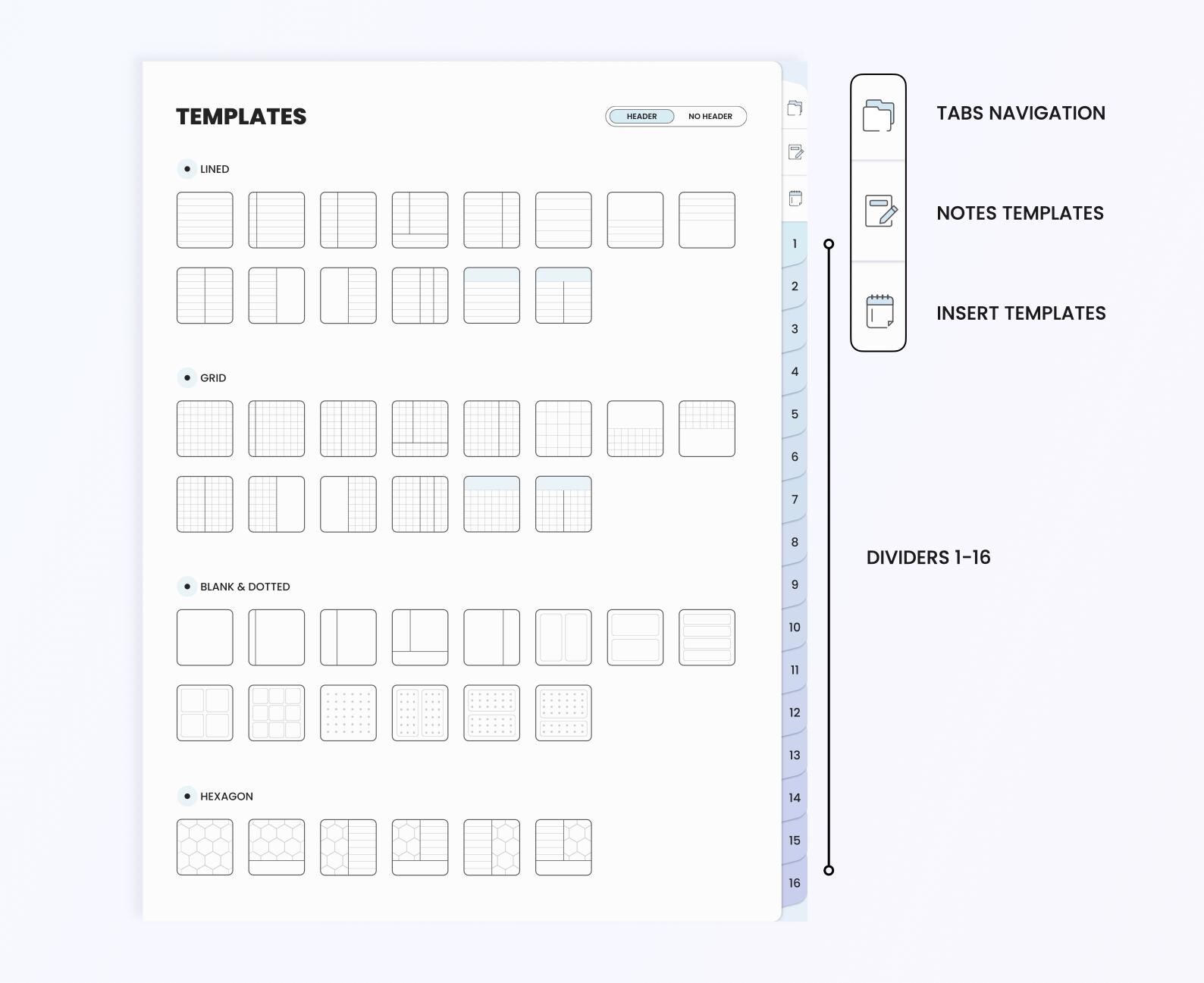Student Digital Notebook for Goodnotes Notability iPad Hyperlinked ...