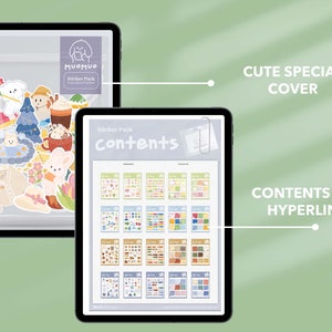 320 Digital Planner Four Seasons Stickers Goodnotes File Notability PNG ...