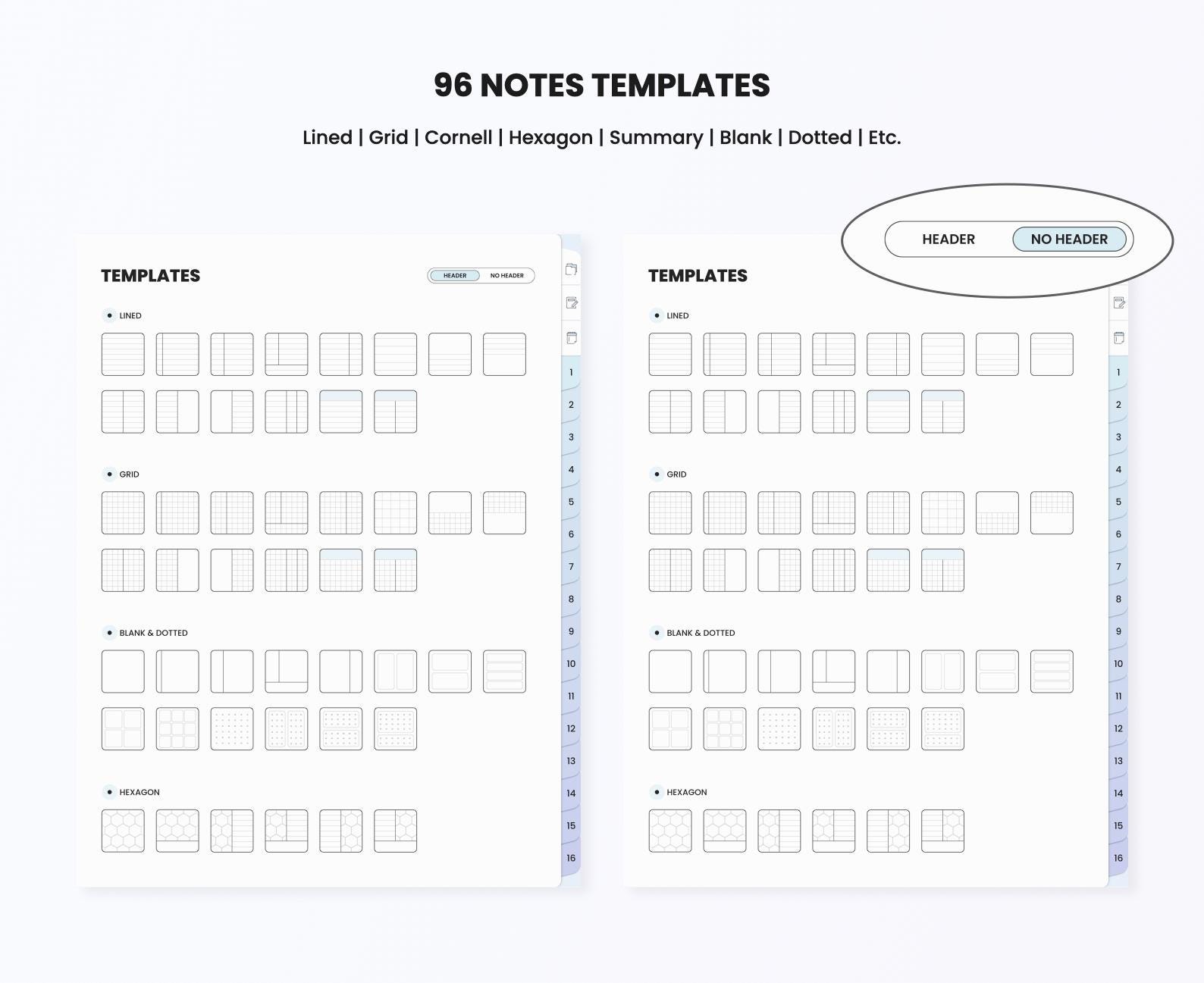 Student Digital Notebook for Goodnotes Notability iPad Hyperlinked ...
