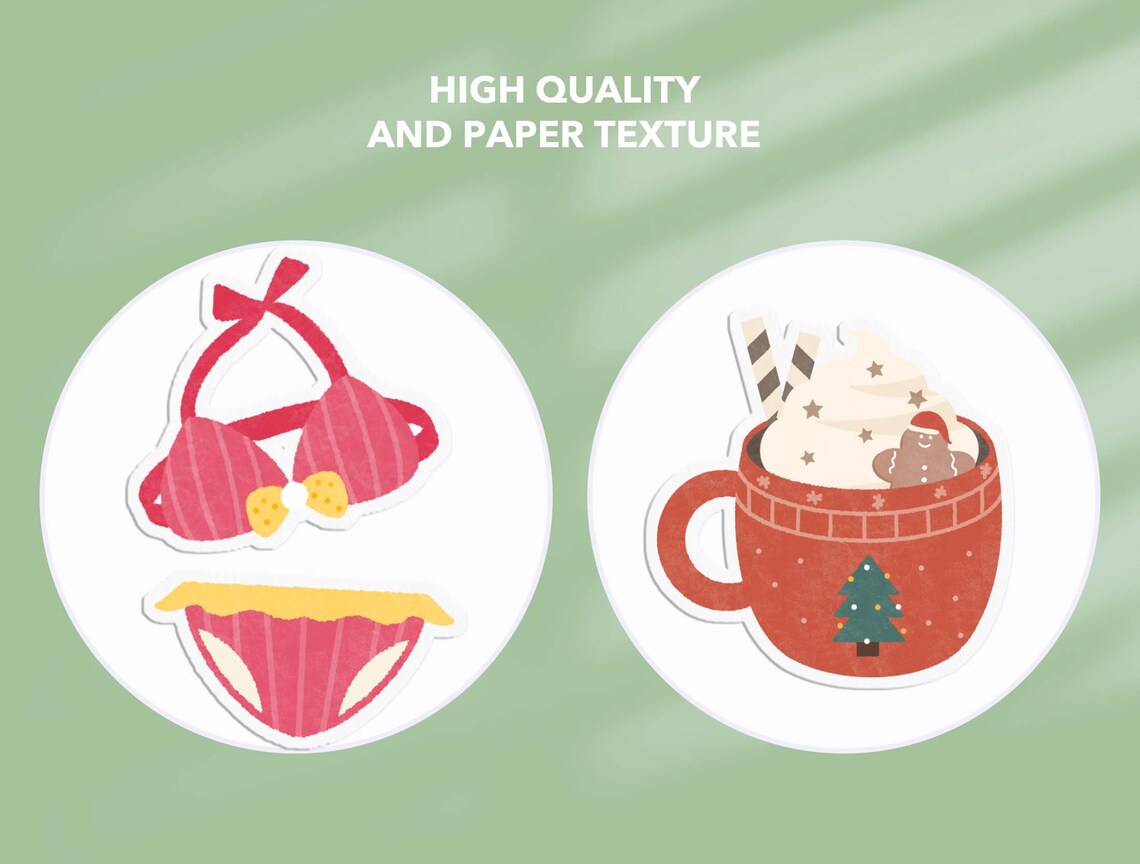 320 Digital Planner Four Seasons Stickers Goodnotes File - Etsy