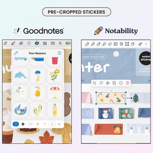 Cute Everyday Digital Stickers for Goodnotes Stickers iPad Digital ...