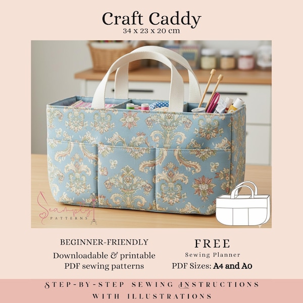 Nappy Caddy - Etsy UK