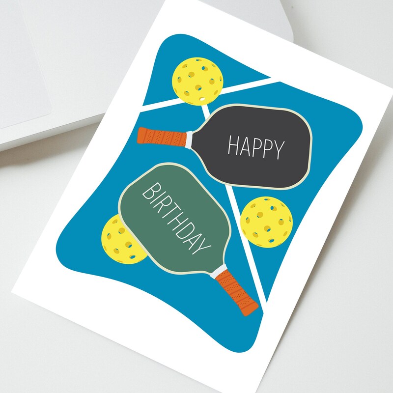 Pickleball Greeting Cards - Etsy