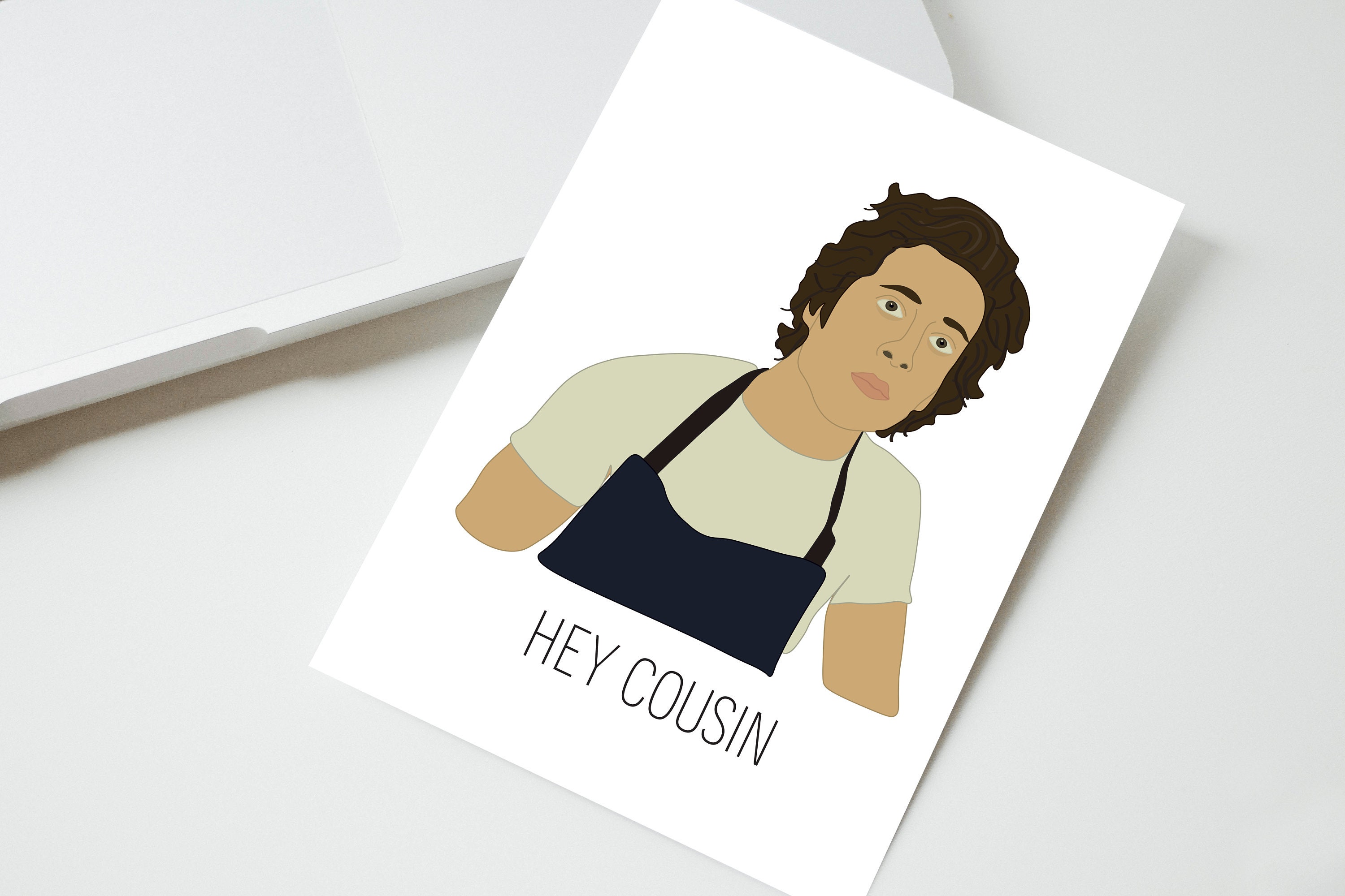 Funny Greeting Card the Bear Carmy/ Jeremy Allen White Hey Cousin Yes ...