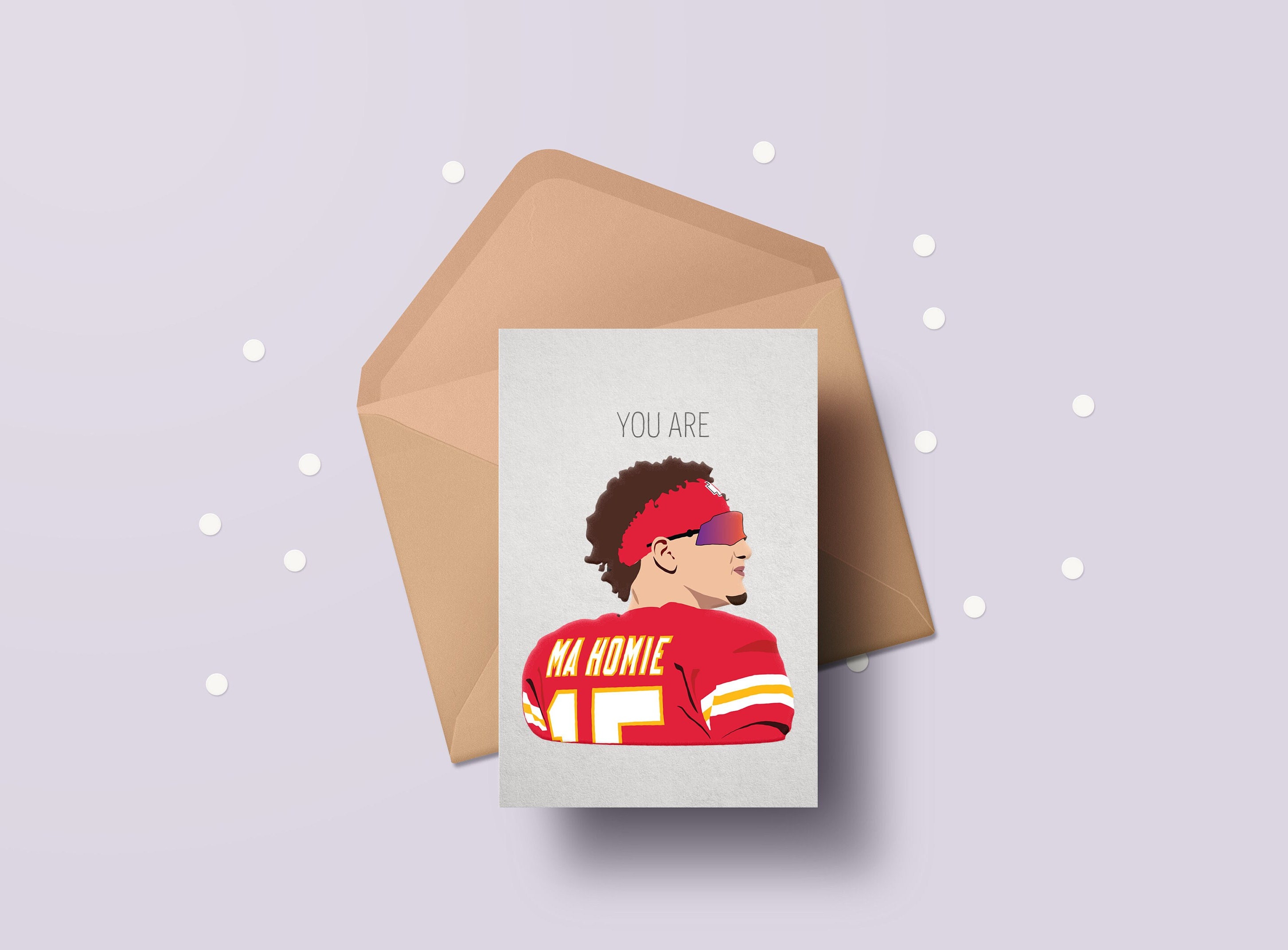 Funny Greeting Card - Patrick Mahomes - Kansas City Chiefs - Happy ...