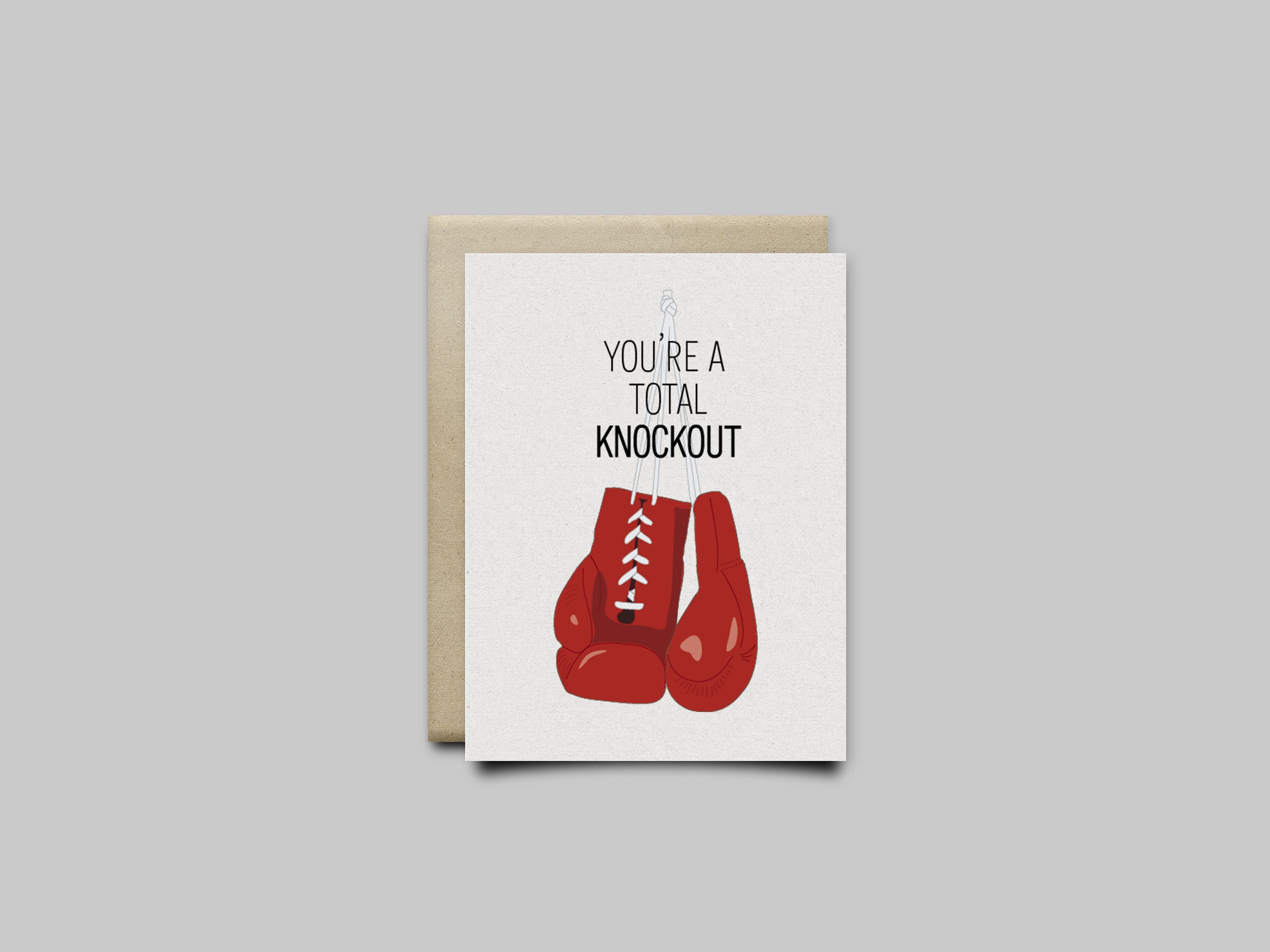 Funny Greeting Card Boxing-themed You're A Total Knockout - Etsy